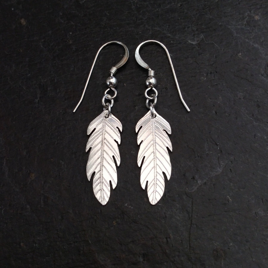 Feather Dangle Earrings – Sorrel Sevier Jewellery